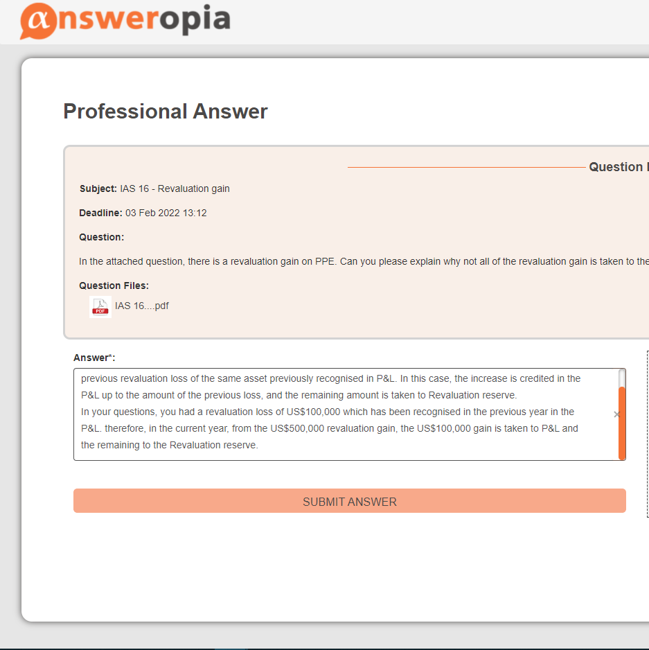 Professional – Answeropia